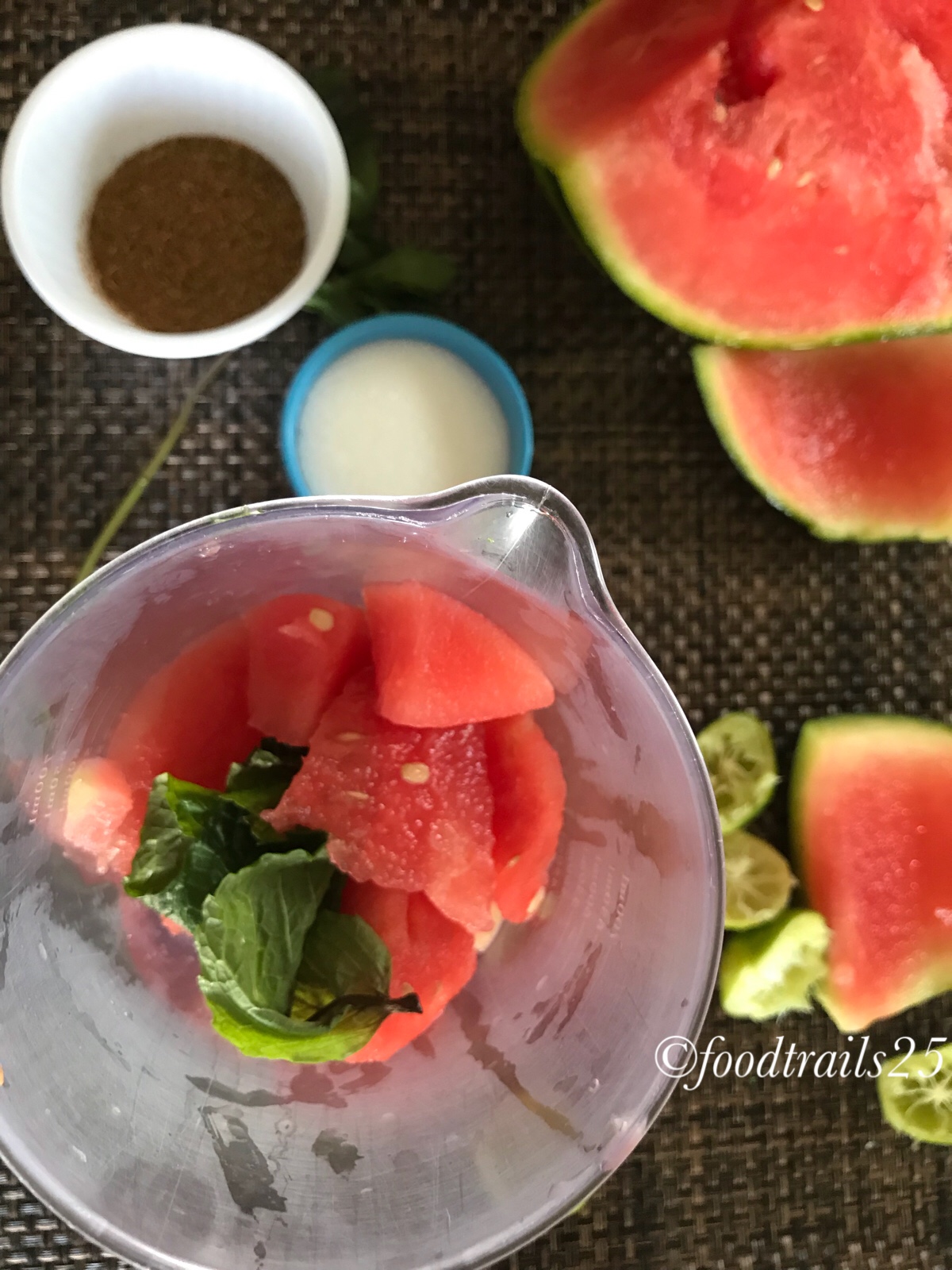 Watermelon and Mint Cooler
