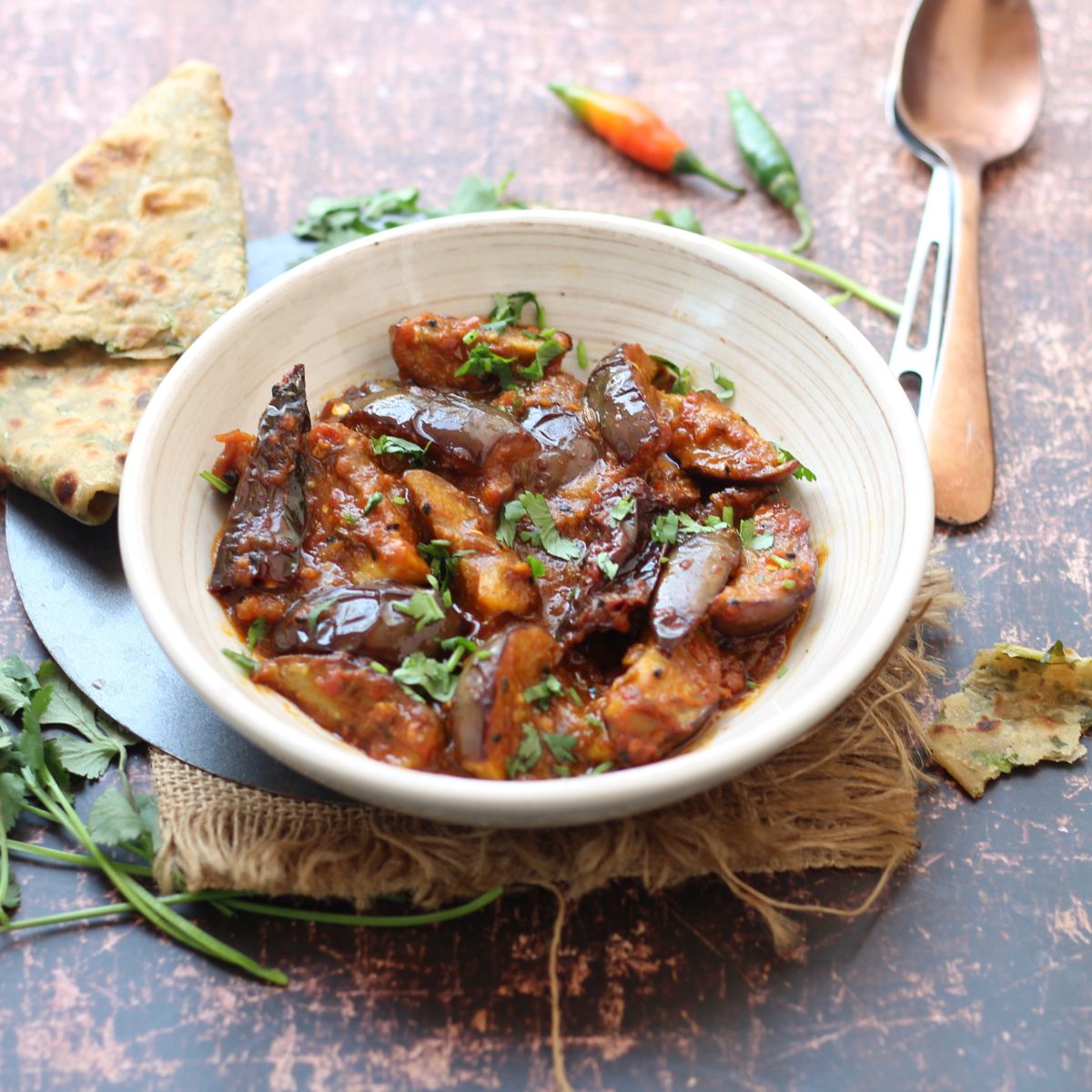 Khatte Meethe Baingan/Sweet and Sour Brinjal - Food Trails